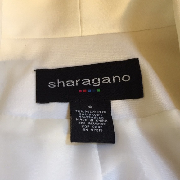 Sharagano | Jackets & Coats | Sharagano White Topvest | Poshmark